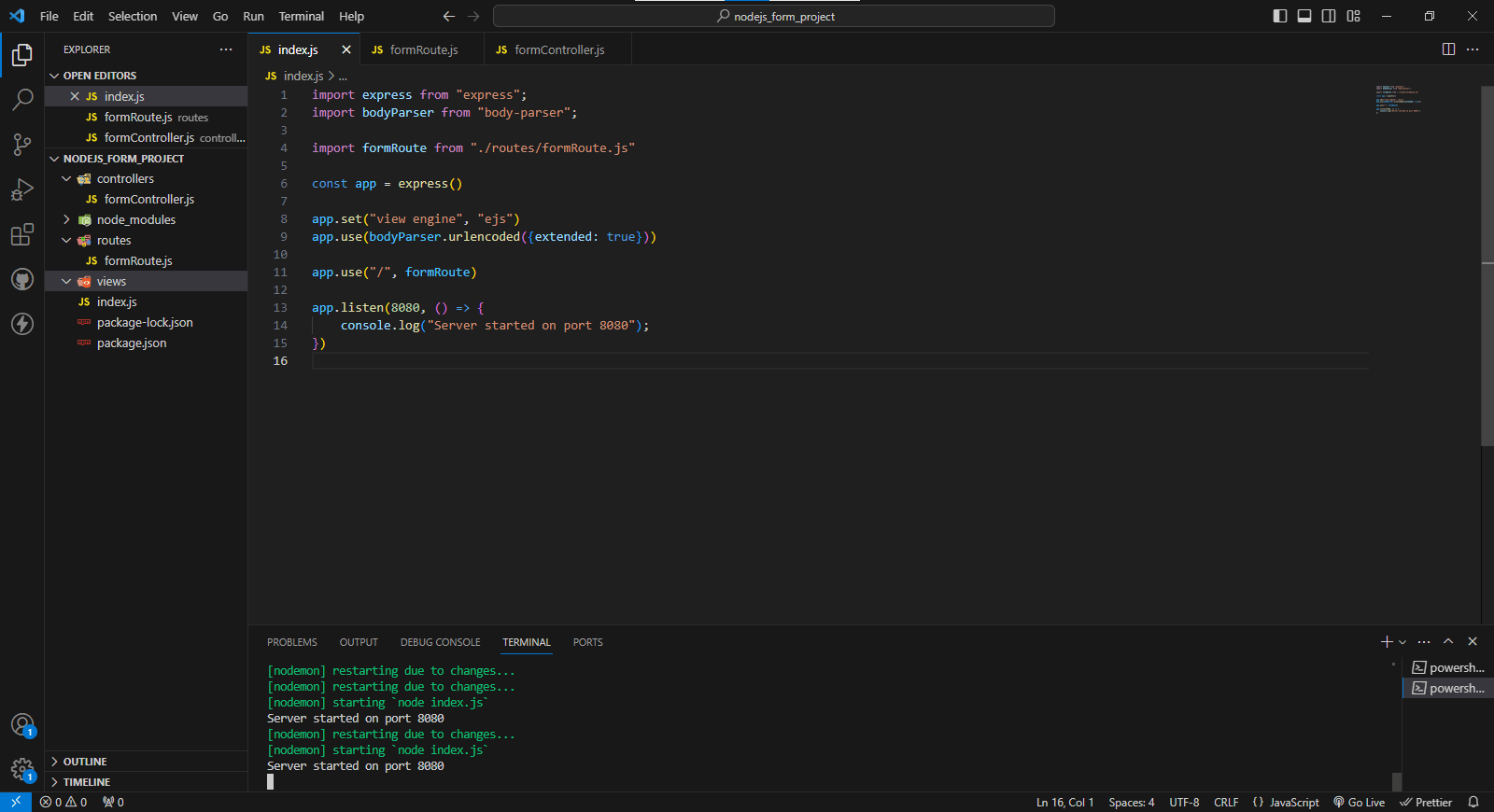 Build Powerful Web Form with Node.js (Step-by-Step Guide) - Zeenom ...